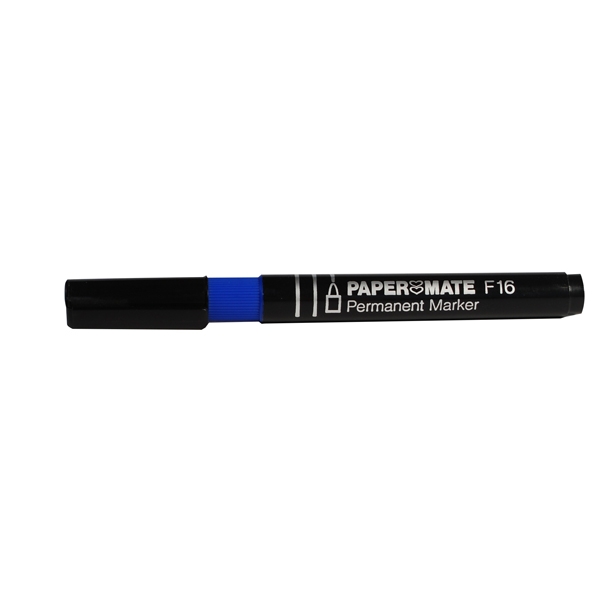 Marqueur permanent F16 bleu Papermate - marqueur paper mate pointe ...