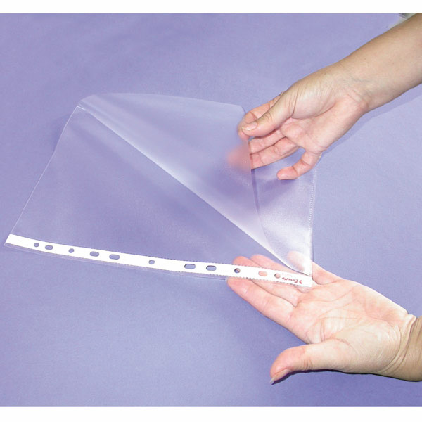 Pochette Transparente Ouverte : Pochette plastique non-perforée ...