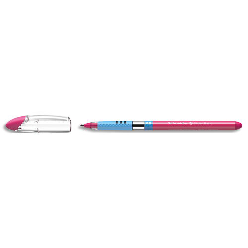 Stylo bille SLIDER BASIC XB capuchon, pointe large, corps triangulaire ...