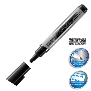 Marqueur Bic Velleda® Tank noir - marker marqueur non permanent bic ...