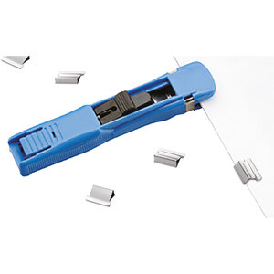 Pince plastique distributrice de clips, pour relier jusqu'à 60 feuilles ...