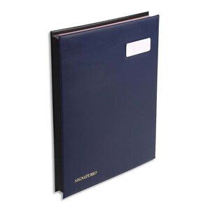Parapheur 24 compartiments bleu, couverture en PVC expansé EXACOMPTA ...